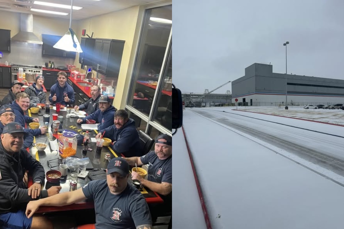 Haslet First Responders Hustle To Keep City Moving In Winter Blast