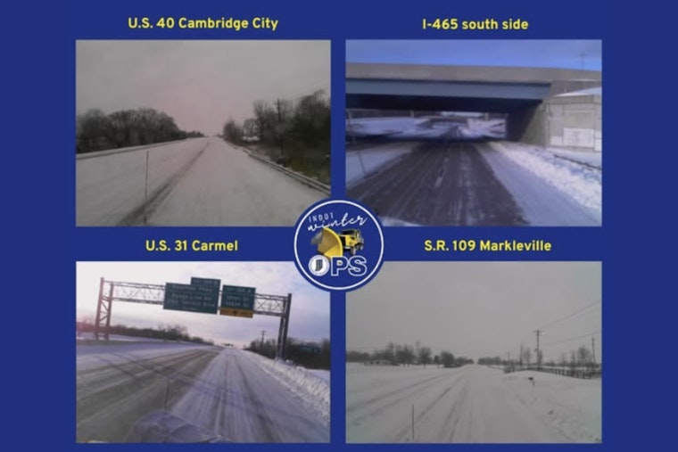 INDOT East Central Battles to Clear Roads Amid Post-Snowfall Winds and