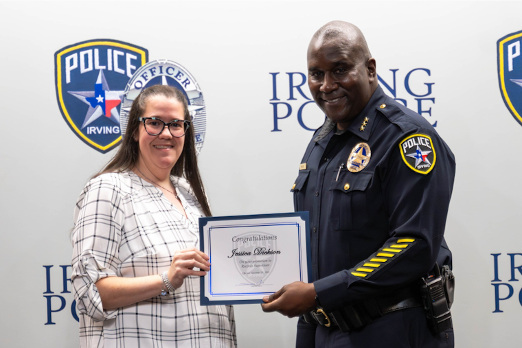 Irving Police Department Celebrates Leadership Advancements Among