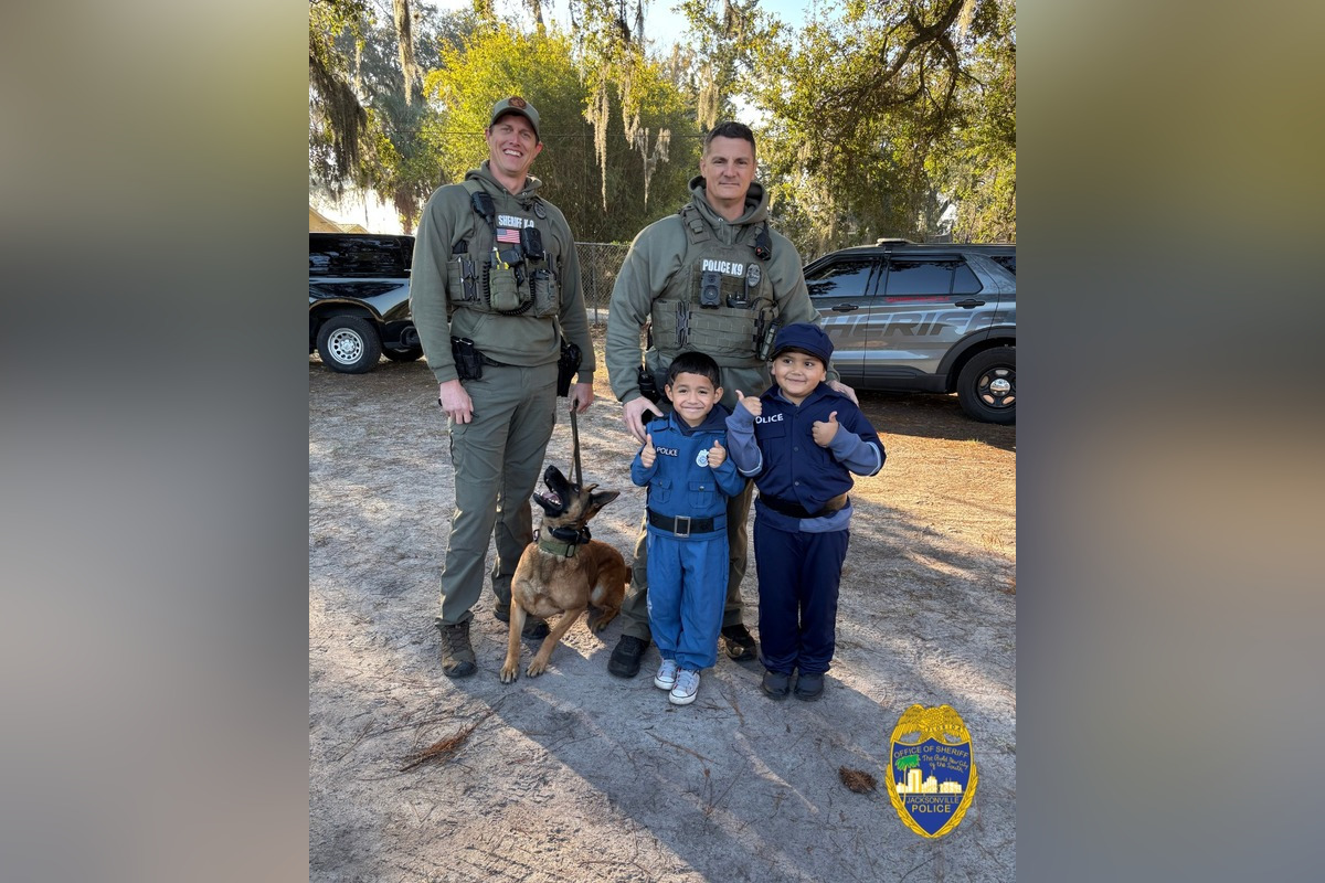 Jacksonville K9 Unit Delights Kids at San Jose Elementary School