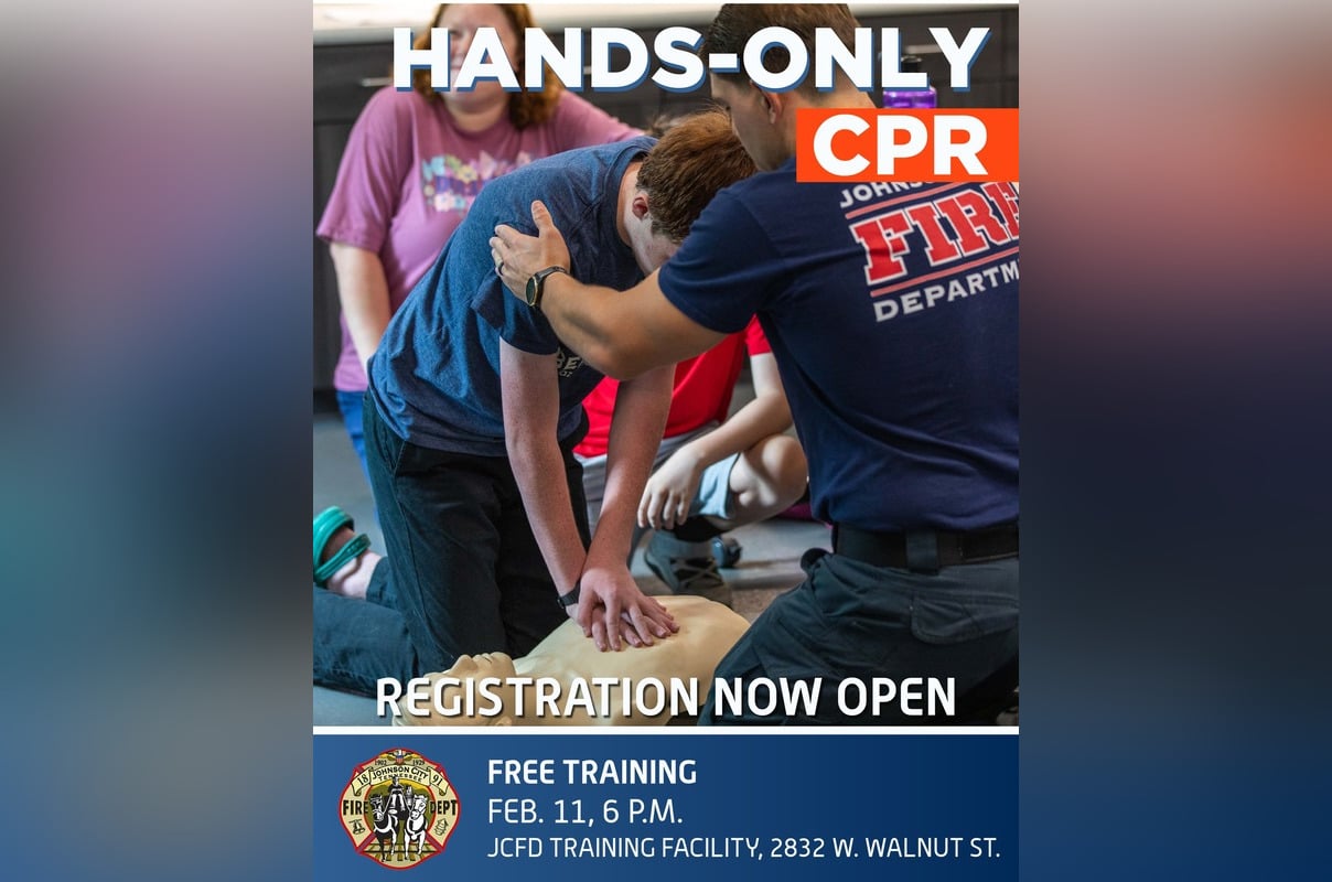 Johnson City Fire Department Offers Free Hands-Only CPR and Fire