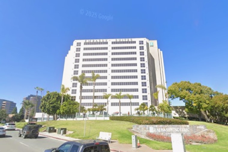 La Jolla Embassy Suites Offloaded For Barely Half Its 2021 Price