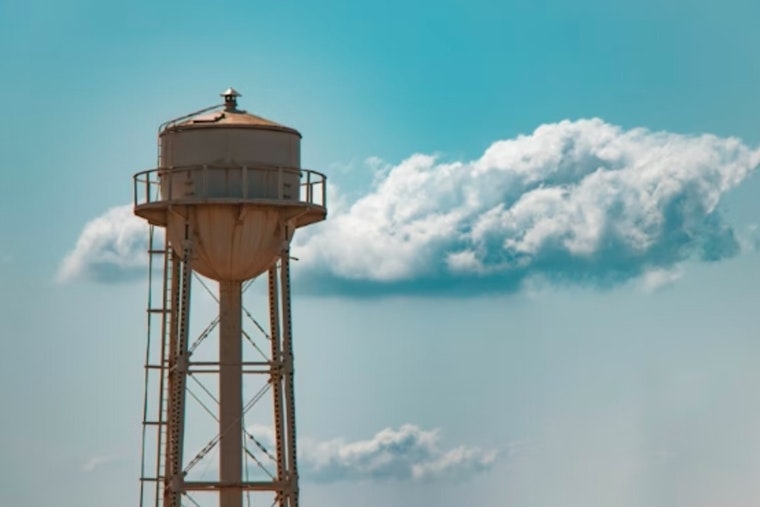 Lake Hefner Water Tower Freezes Over After Dramatic Leak