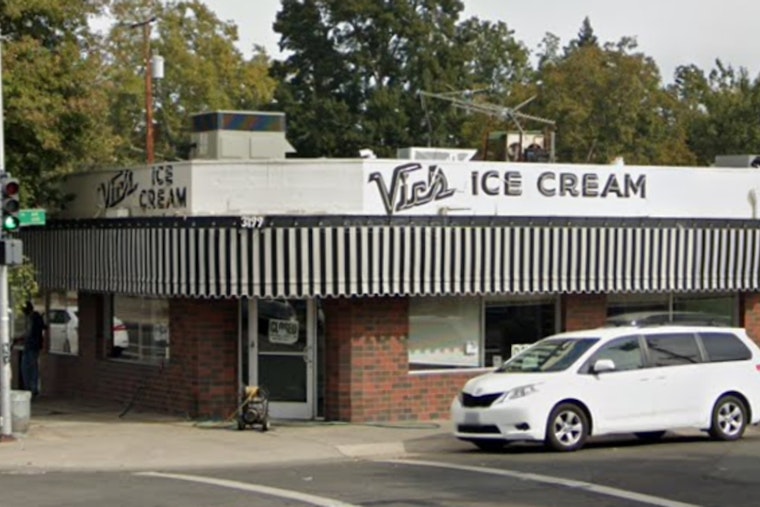 Vic's Ice Cream Reopens in Land Park With New Café