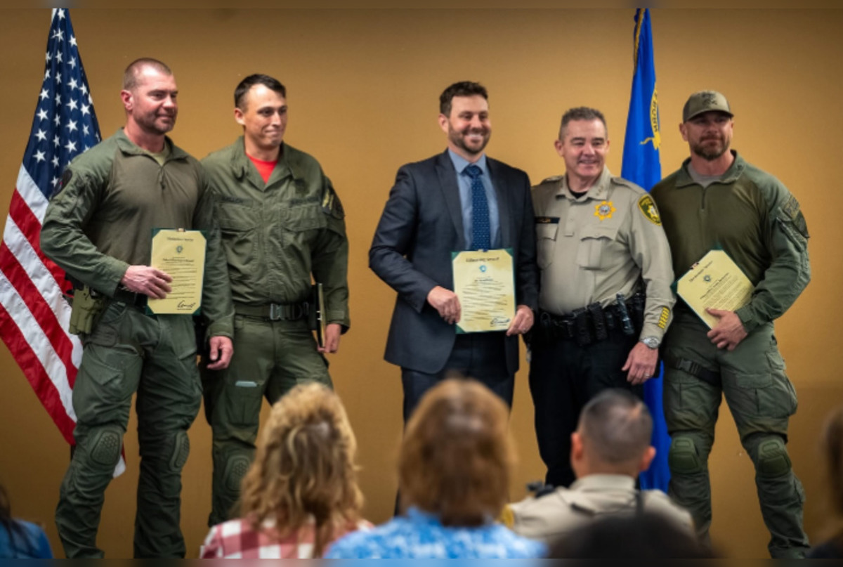 LVMPD SAR Team Members Honored for Bravery During November Tactical
