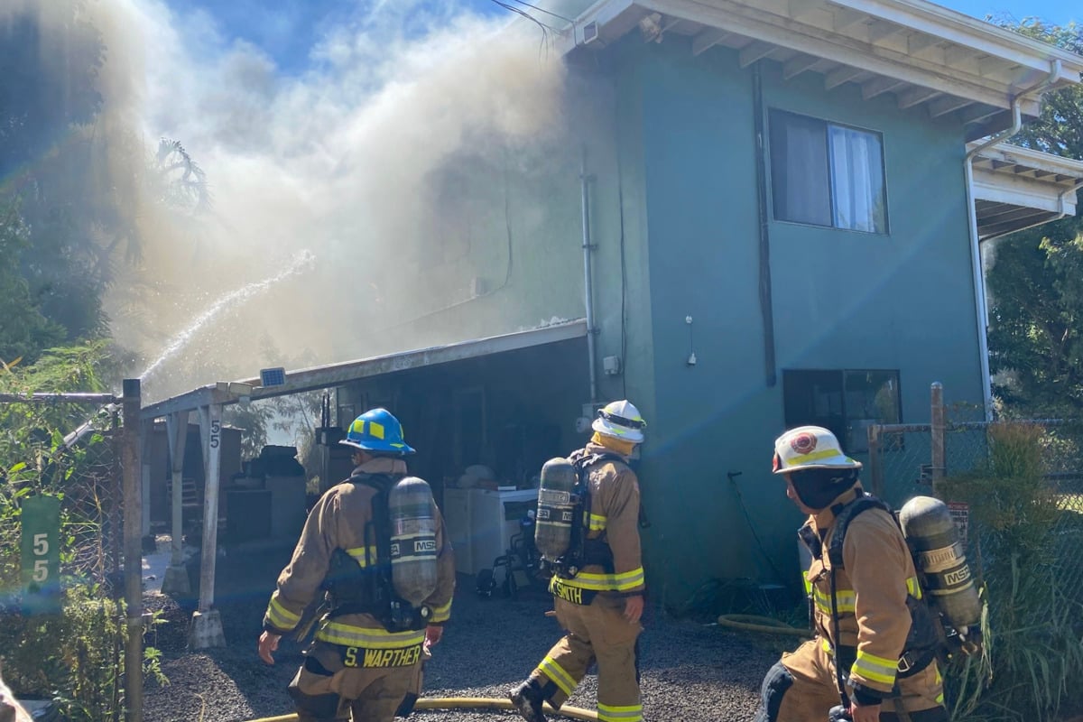 Maui Fire Crews Tackle 22 Small Blazes on New Year’s