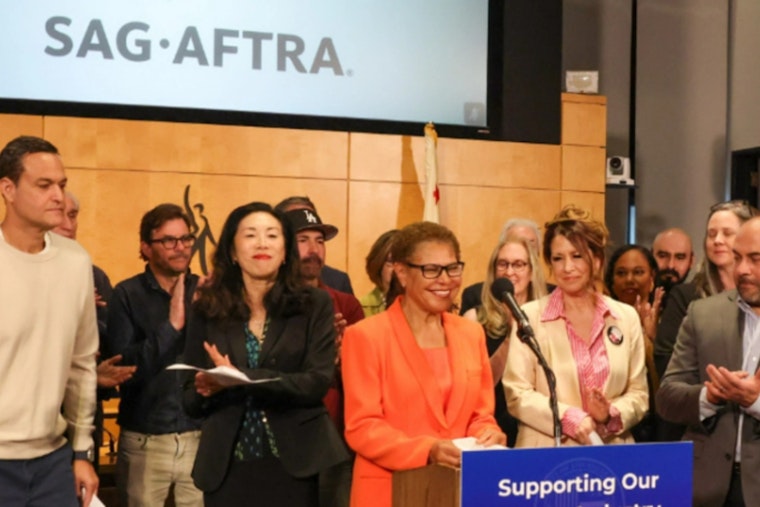 Mayor Karen Bass Advocates for LA's Entertainment Sector with