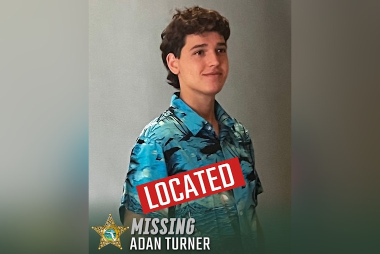 Missing 17-Year-Old Adan Turner Found Safe in St. Johns County,