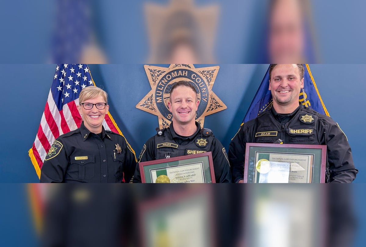 Multnomah County Sheriff Honors Deputies with Inaugural Service Award