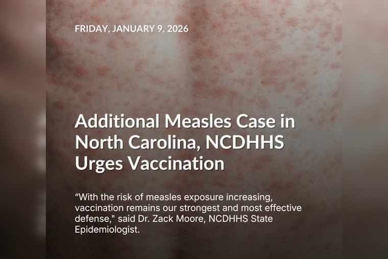 North Carolina Health Officials Urge Vaccination as Measles Cases Rise