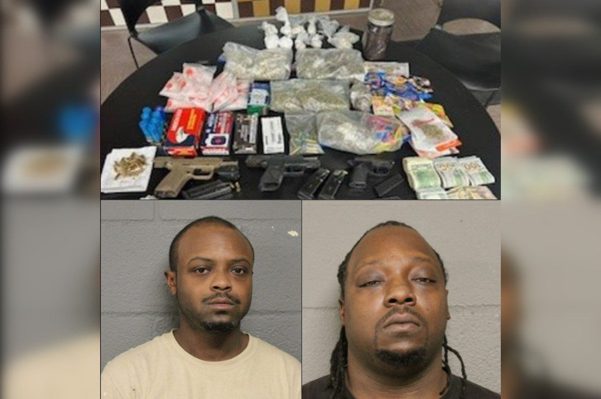 Cook County Sheriff's Police Seize Guns, Drugs In Chicago Heights