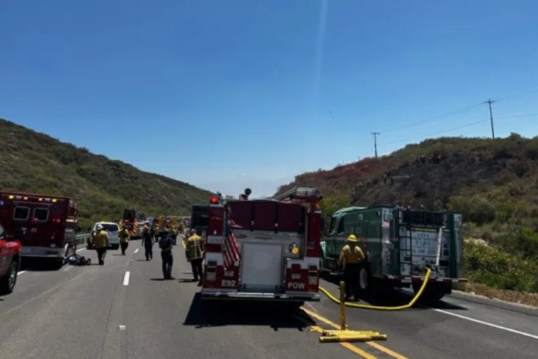 Pre-Dawn Tanker Smash Turns Poway’s SR-67 Into Gridlock Nightmare