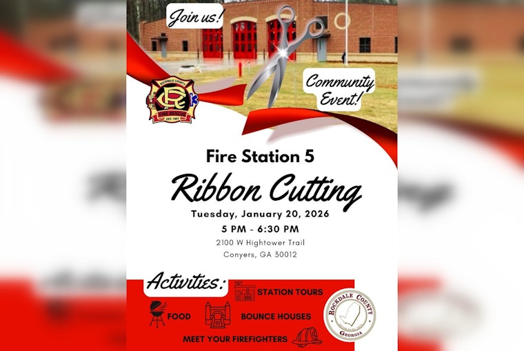 Rockdale County Set to Unveil New Fire Station 5 with Ribbon-Cutting
