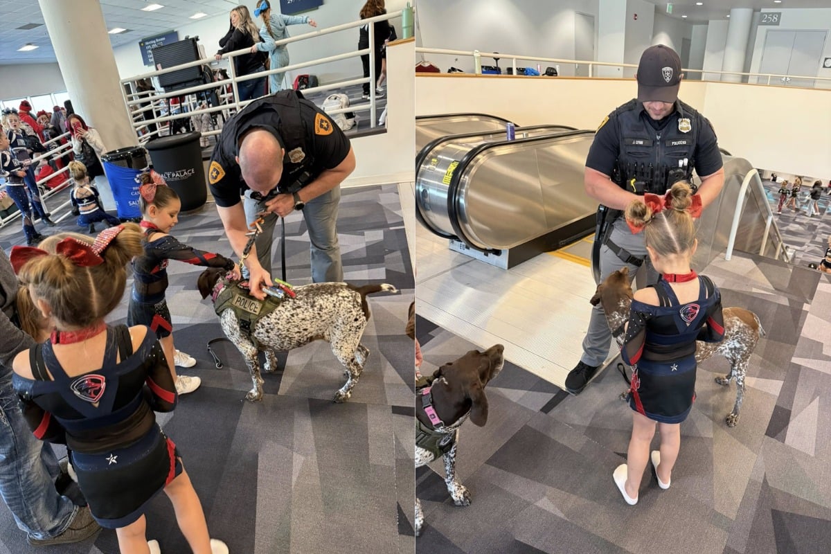 Salt Lake City Cheer Event Participants Show Appreciation to Police