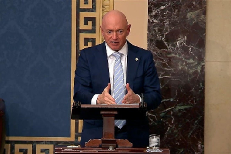 Sen. Mark Kelly Leads Senate Call for Campaign Finance Reform on 16th