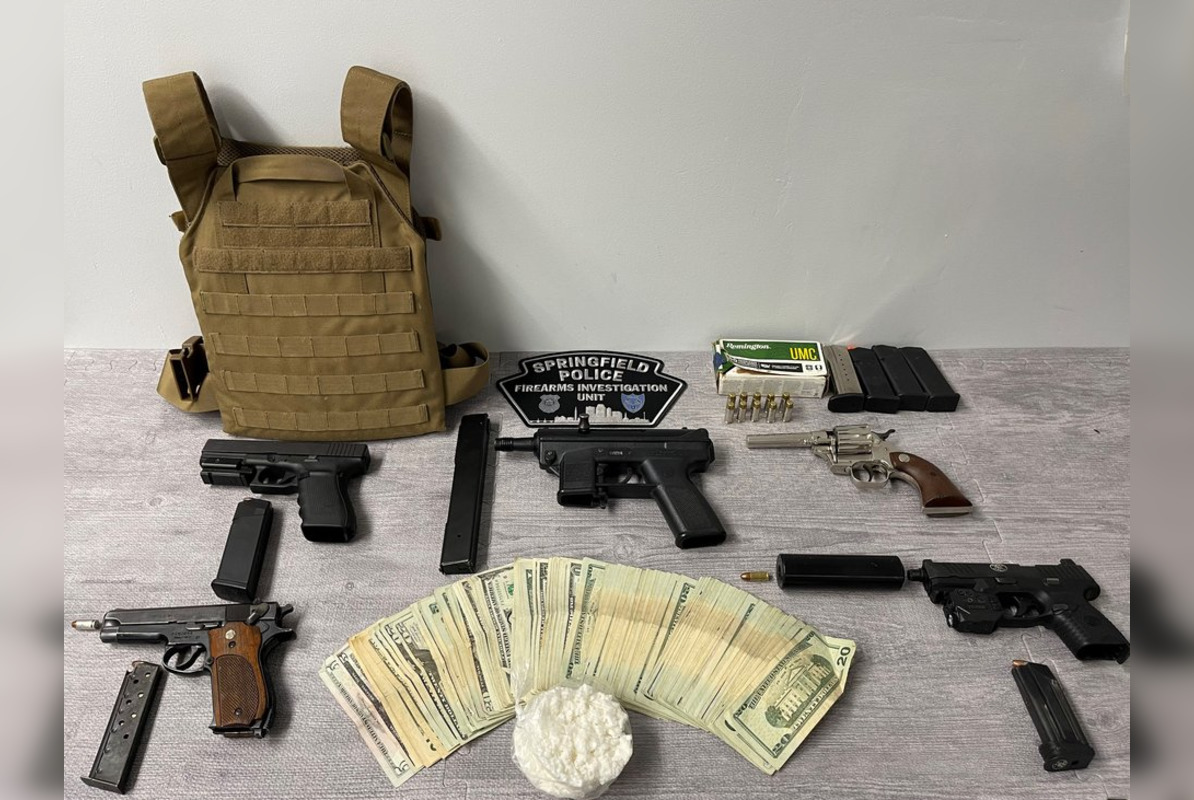Springfield Police Confiscate Illegal Firearms and Drugs on Adams