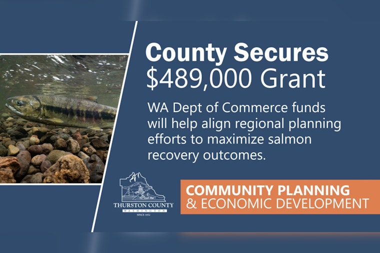 Thurston County Awarded $489K to Boost Salmon Recovery Efforts in