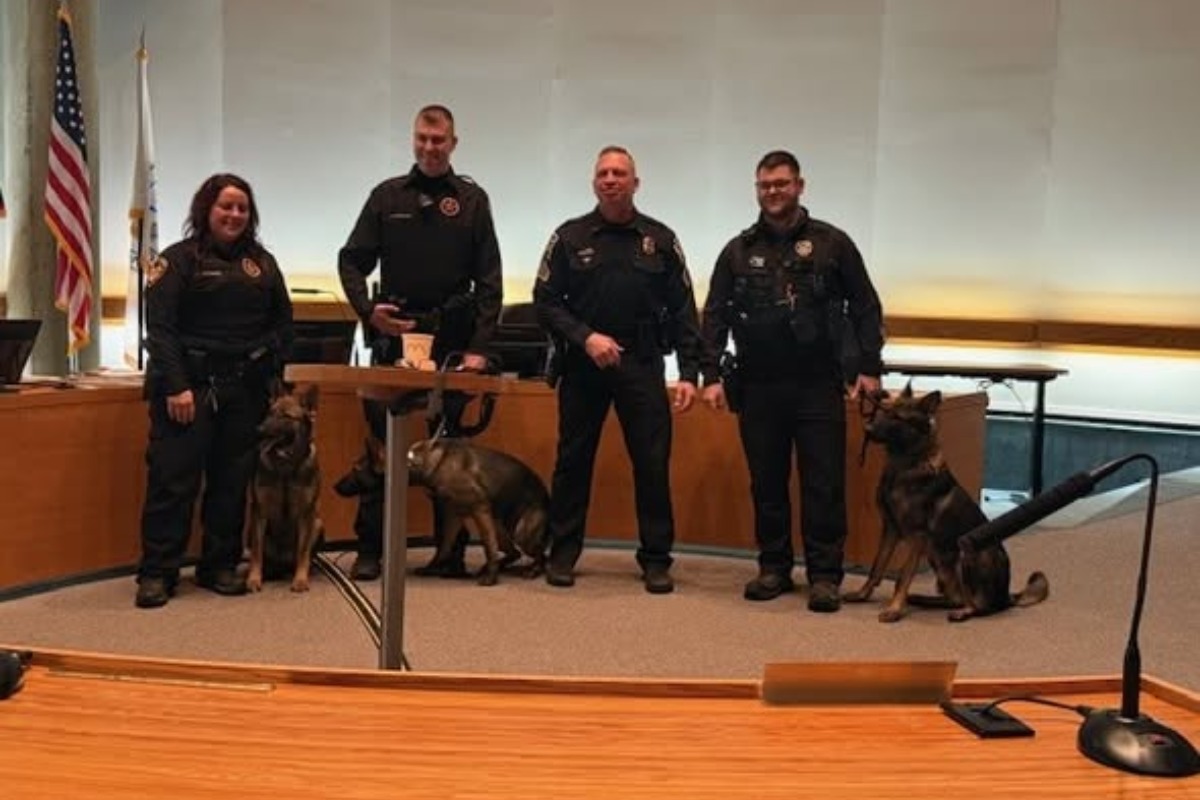 Union Police Department Celebrates Officer and K9 Ghost's Graduation