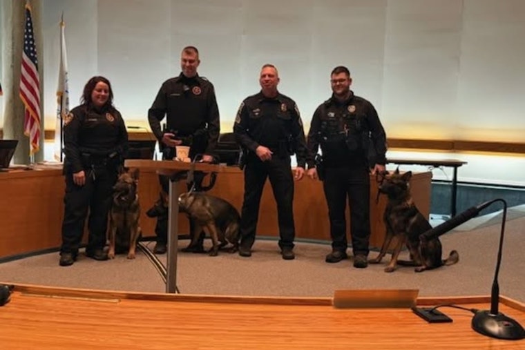 Union Police Department Celebrates Officer and K9 Ghost's Graduation