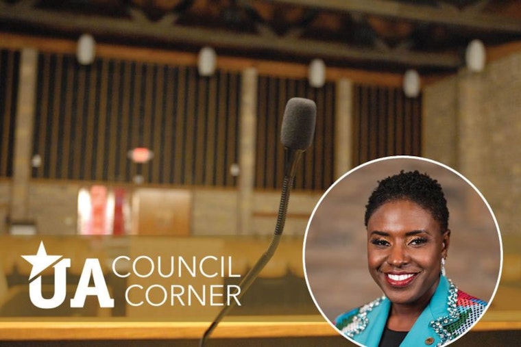 Upper Arlington City Council President Ukeme Awakessien Jeter Embarks