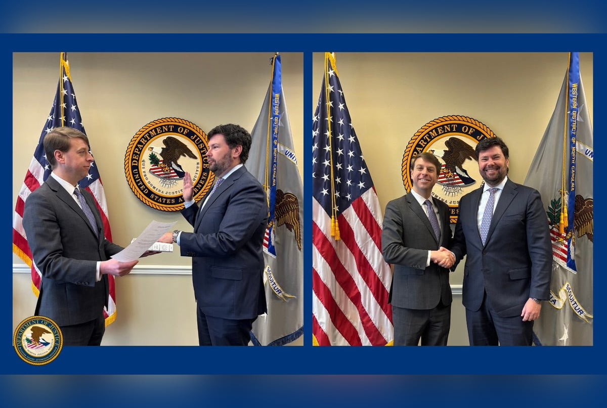 Dallas Kaplan Sworn In As First Assistant U.S. Attorney In Charlotte
