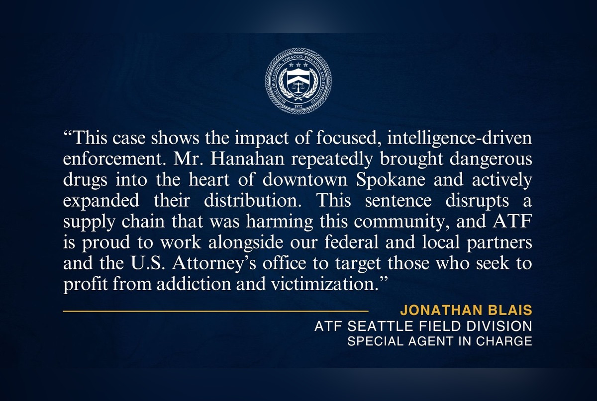 Spokane dealer sentenced for meth and fentanyl distribution