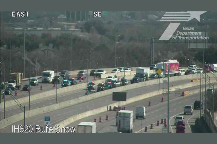 Hurst Chase Ends In Loop 820 Standoff As Toll Lanes Grind To A Halt