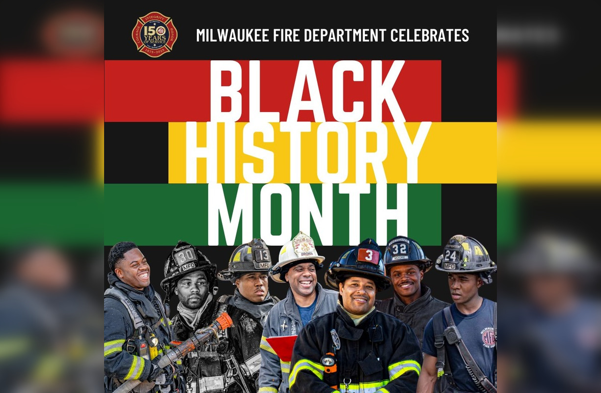 Milwaukee Fire Department Honors Black Firefighters During Black