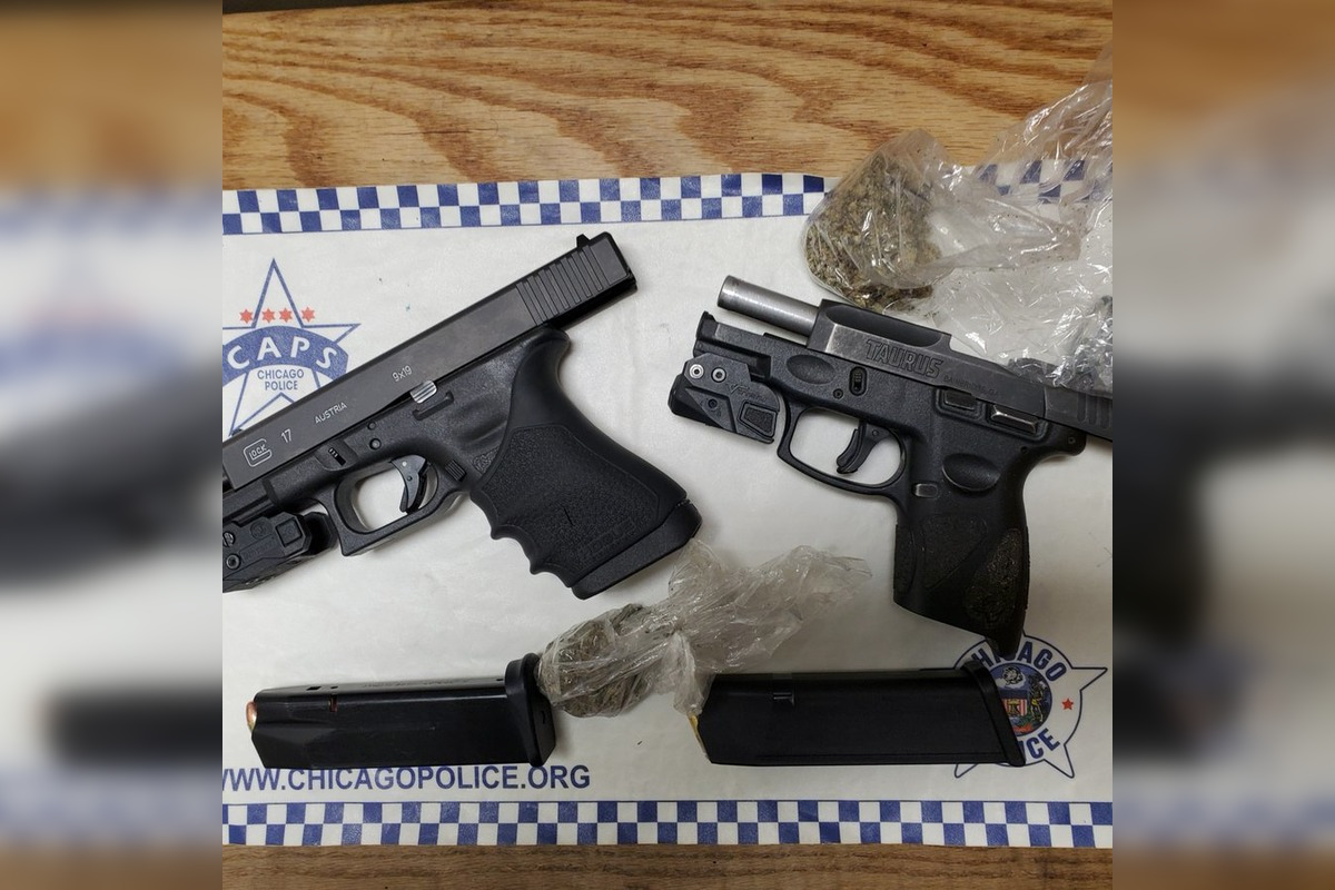 Chicago Near West Traffic Stop Nets Two Handguns, One Arrest