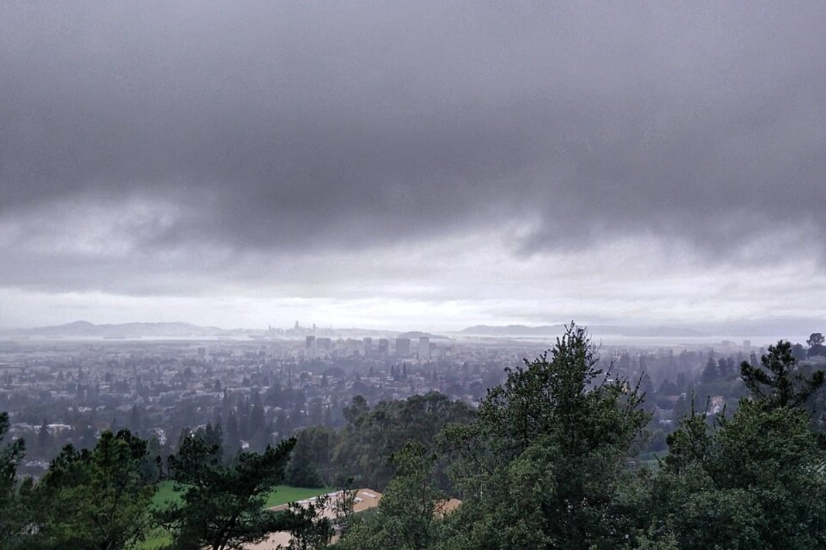 Oakland Gets Soaked as Storms Slam Commute and Swell Bay Tides