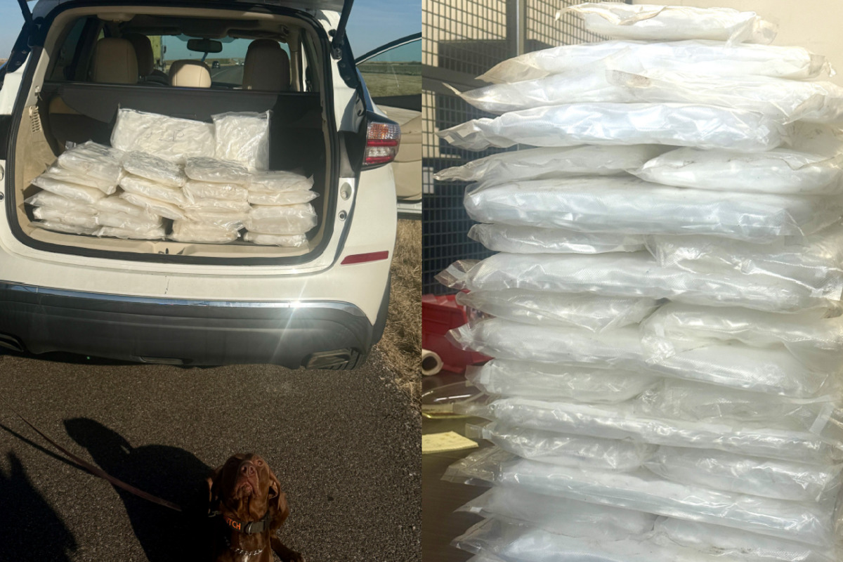 OBN K9 Charlie Intercepts 155 Pounds Of Meth In Oklahoma