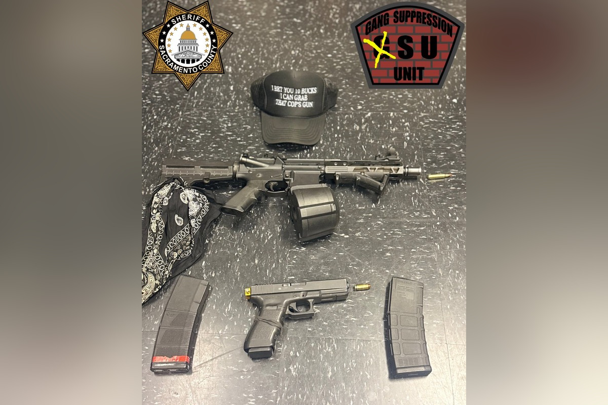 Sacramento Gang Unit Corners Felon Riding With Converted Glock,