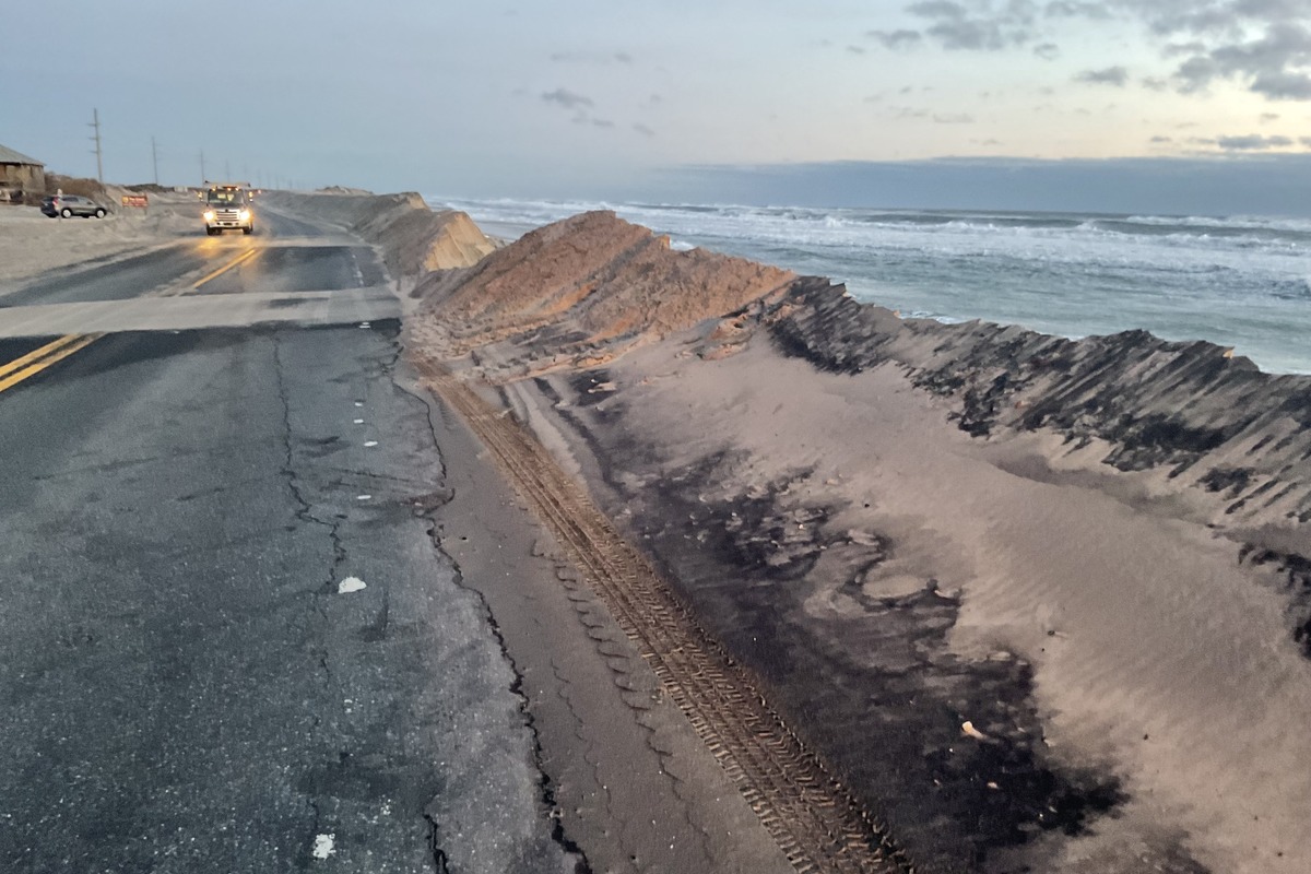 Sand, Floods And Close Calls On NC 12 Outer Banks Lifeline
