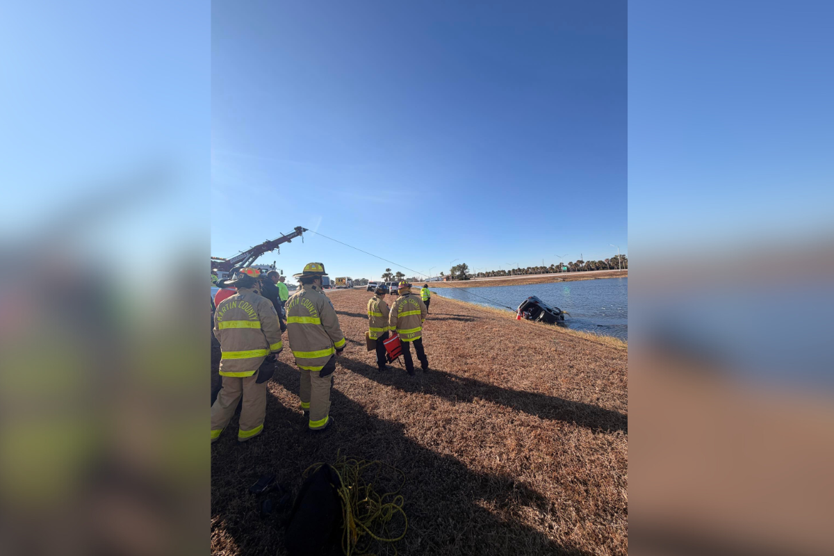 Sebastian Man’s 30-Foot Pond Dive Saves Pregnant Driver Near I-95