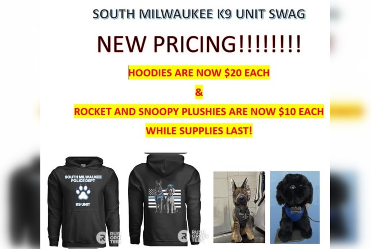 Support South Milwaukee's Finest Furry Officers with New K9 Unit