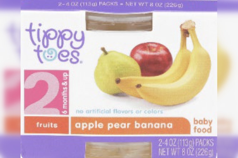 “Tippy Toes” Baby Food Recalled Nationwide, Including NY and NJ, Over