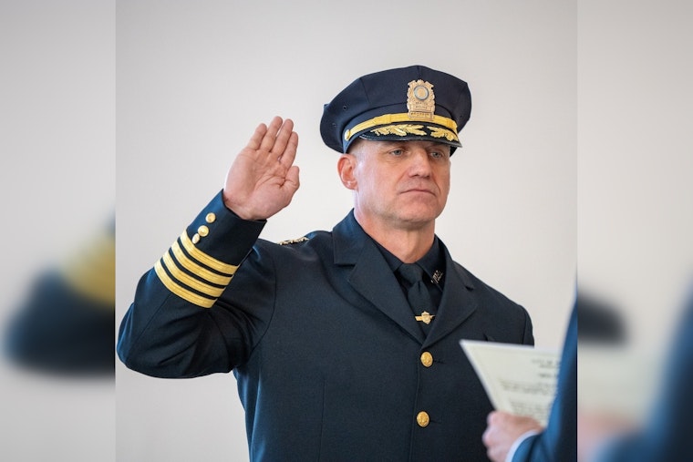 Timothy Cohoon Sworn In As Newton Police Chief