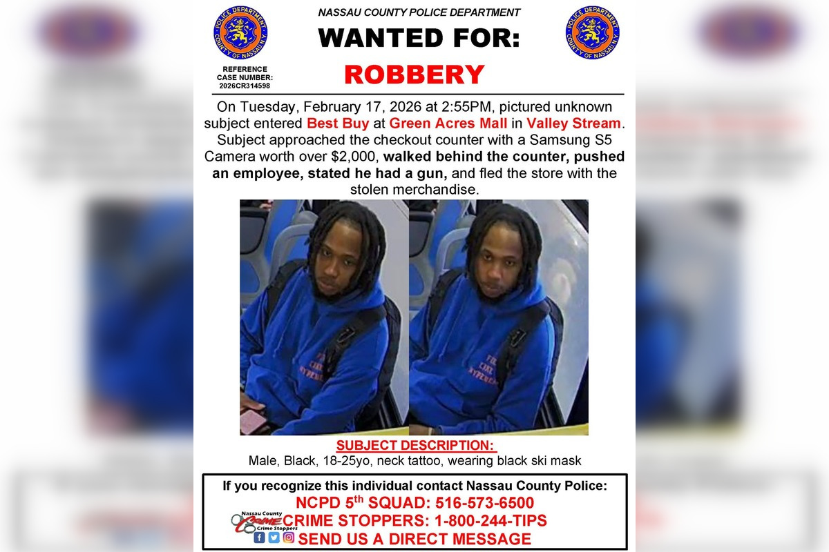 Valley Stream Best Buy Robbery: Police Seek Suspect