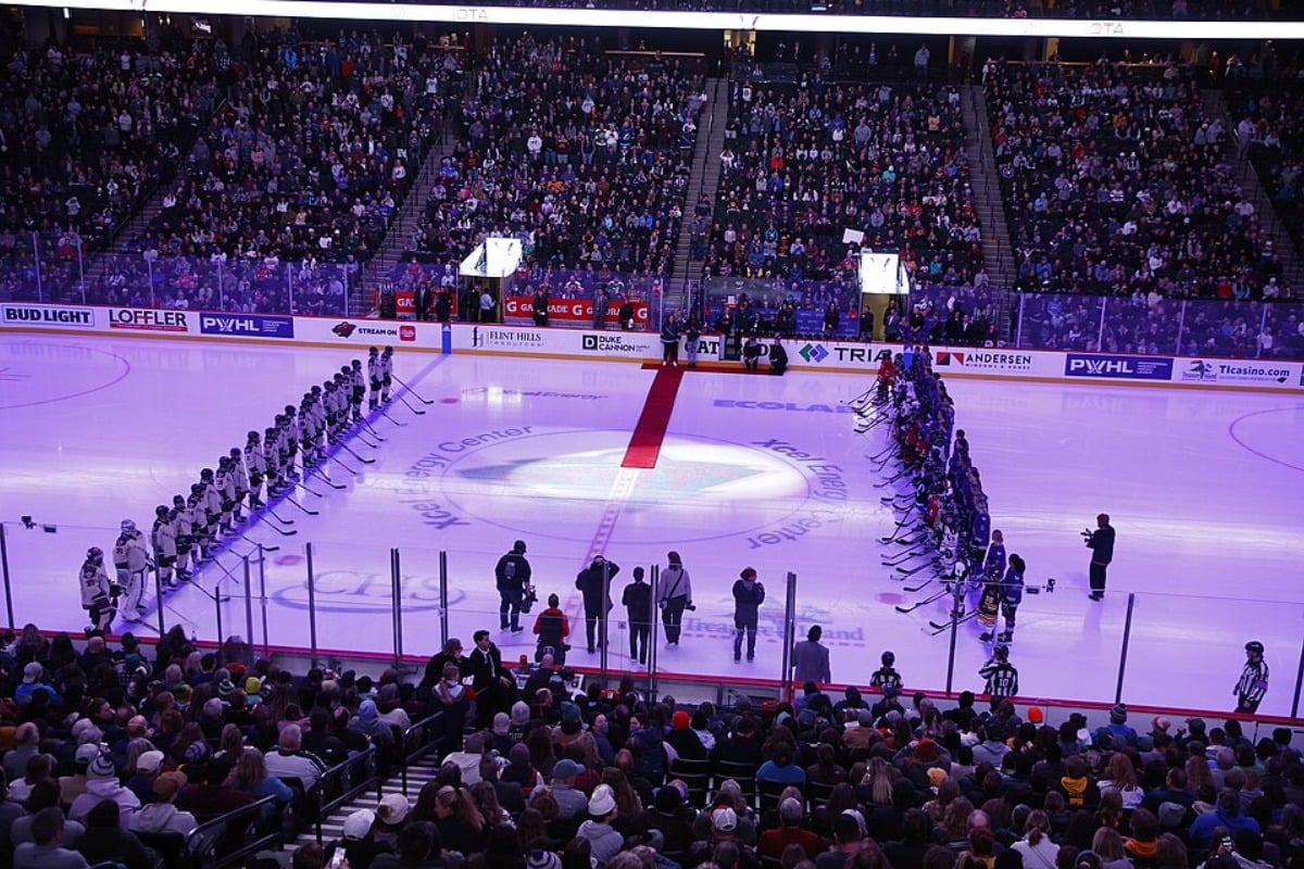 Olympic Ice Queens Hit Hockeytown As PWHL Sirens Storm Little Caesars