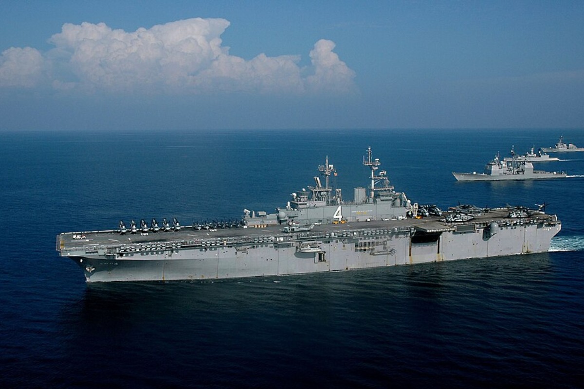 San Diego’s USS Boxer Slips Out Of Harbor On High-Tension Middle East