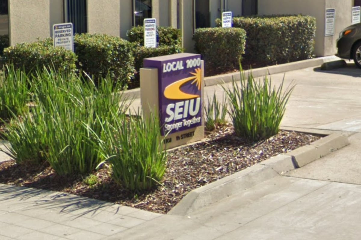 Sacramento Streets Flood With Purple As State Workers Fight For