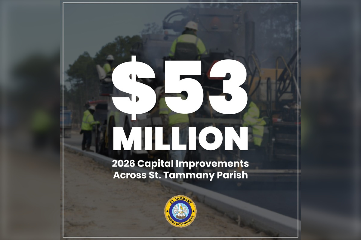 St. Tammany 2026 Budget: $53M for Roads and Drainage