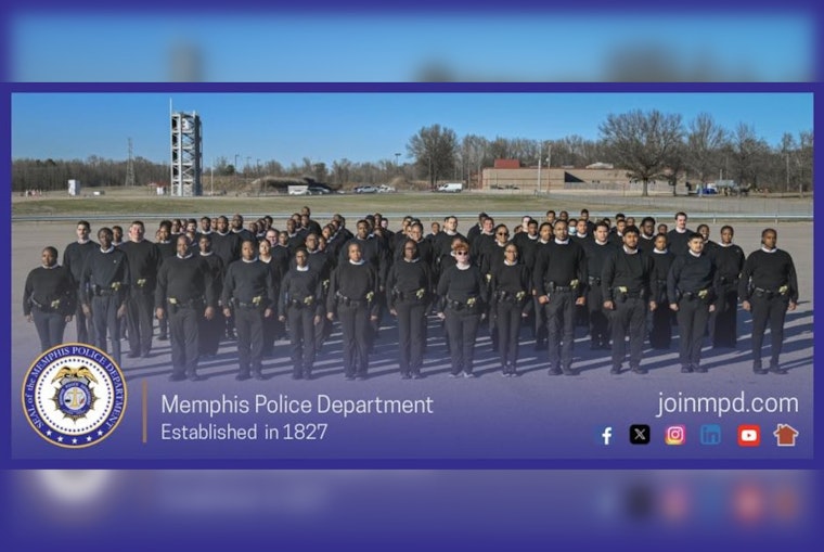 81 Rookie Cops Pack Bellevue as Memphis Bulks Up Thin Blue Line