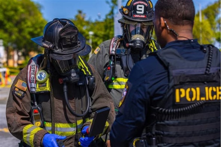 Bay Fair Turned Into Mock Crisis As BART Police Gear Up For World Cup