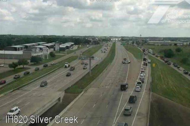 Car Flies Off Fort Worth Loop 820 Bridge, Killing Driver and Freezing