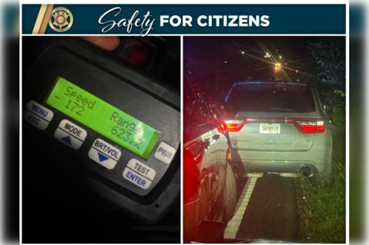 Douglas County Speed Demon Clocked At 172 MPH As Holiday Rush Begins