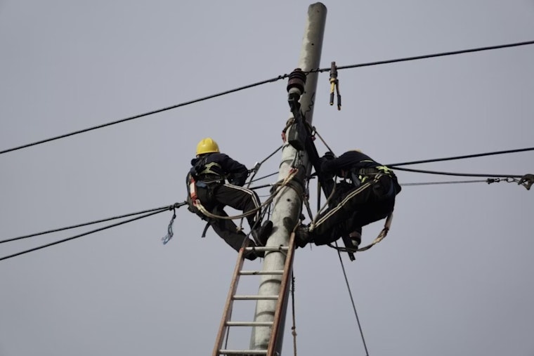 Steel Poles Rise on Lahaina Escape Route After Wildfire Inferno