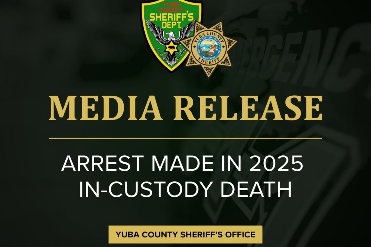Yuba County Arrests Suspect in Jail Fentanyl Death