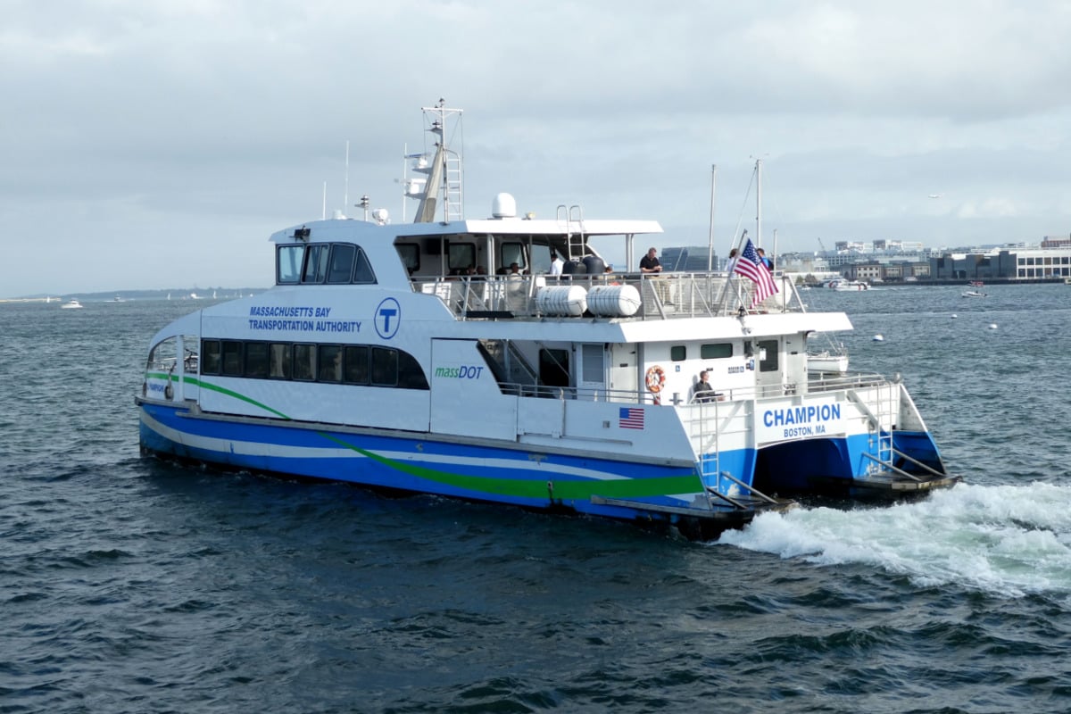 MBTA Ferry Evacuated Off Castle Island | Boston
