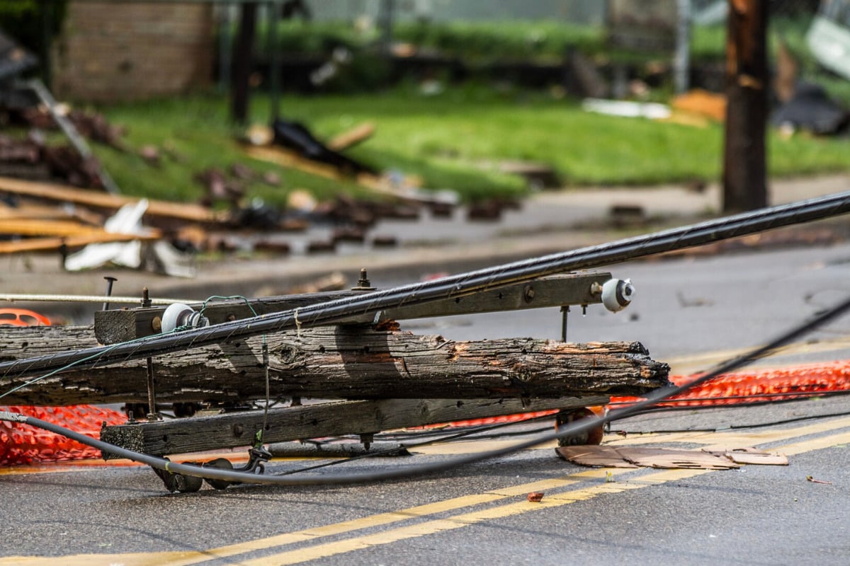 Storms Bring Lightning And Downed Lines To South-Central Texas